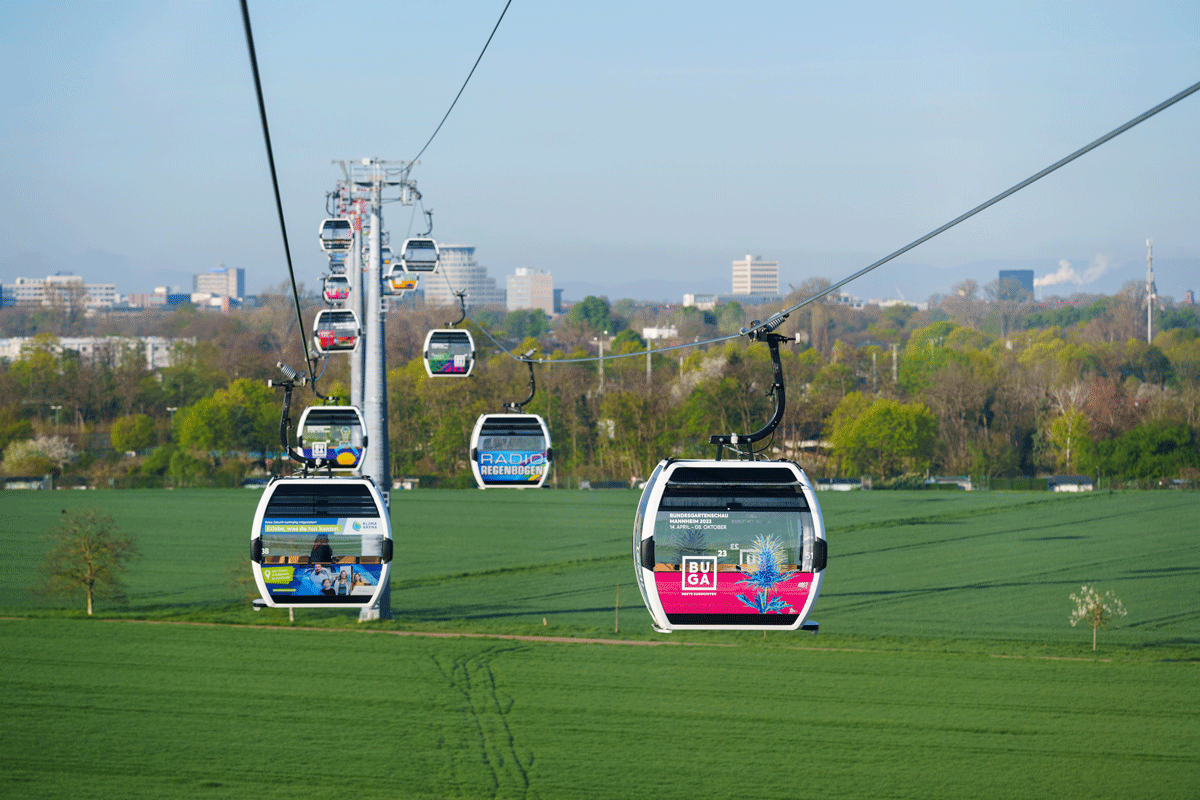 Doppelmayr: Eine Seilbahn für die Gartenschau - Seilbahnen International