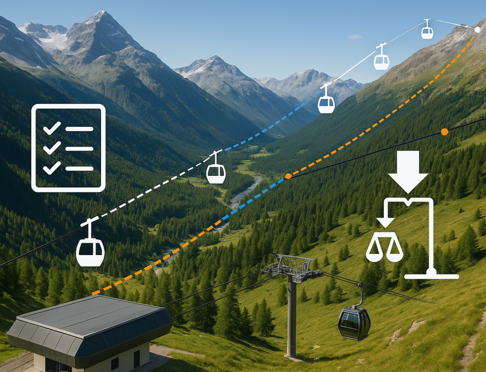 Doppelmayr: Tri-Line in Hoch-Ybrig nimmt Form an - Seilbahnen International